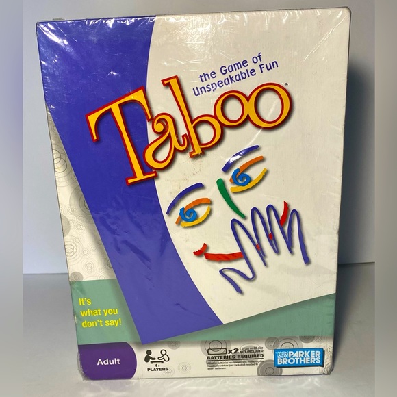 Parker Brothers | Games | Brand New Taboo Game Of Unspeakable Fun Board ...